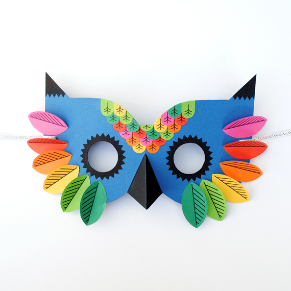 Paper Owl Mask